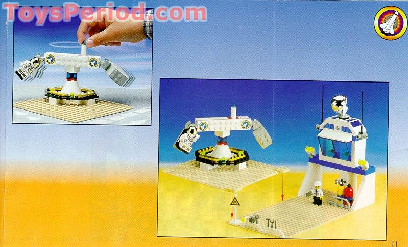 LEGO 6455 Space Simulation Station Instructions and Parts List