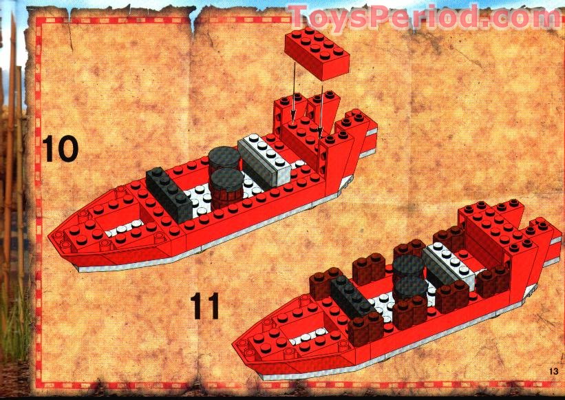 LEGO 7416 Emperor's Ship Instructions and Parts List