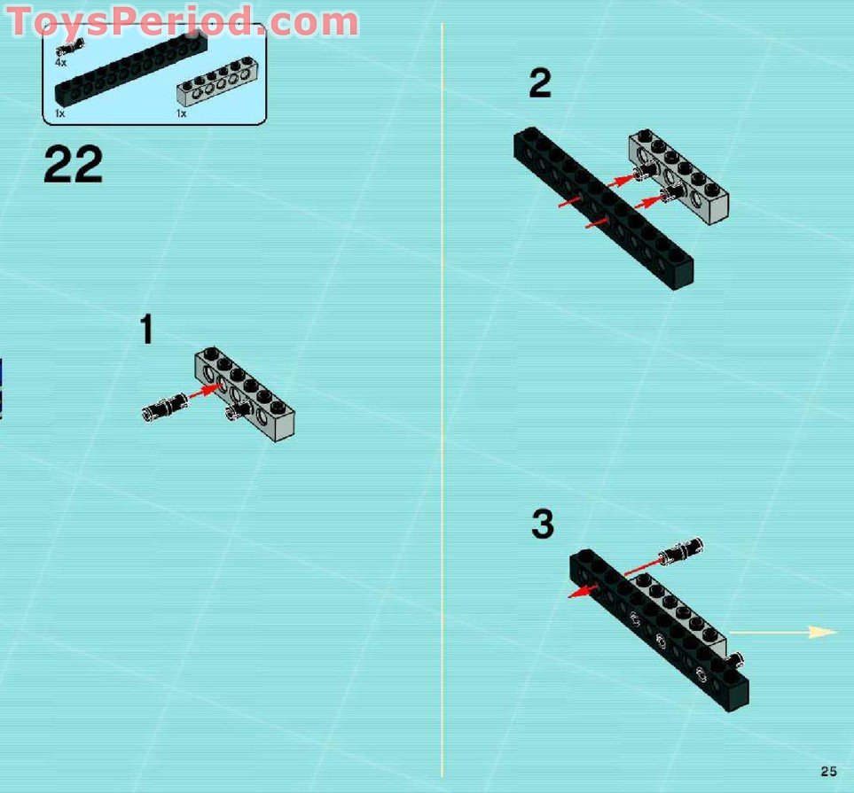 LEGO 8636 Mission 7: Deep Sea Quest Instructions and Parts List