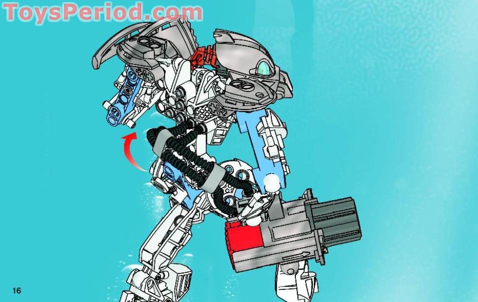 LEGO 8915 Toa Mahri Matoro Instructions and Parts List
