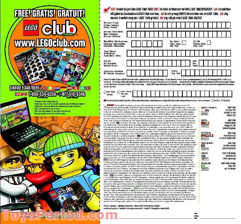 LEGO 8992 Cendox V1 Instructions and Parts List