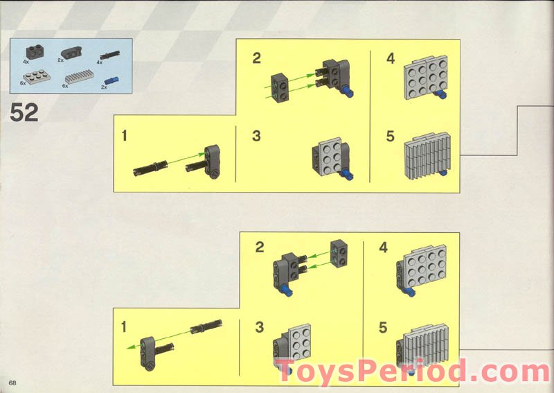 LEGO 8386 Ferrari F1 Racer 1:10 Instructions and Parts List