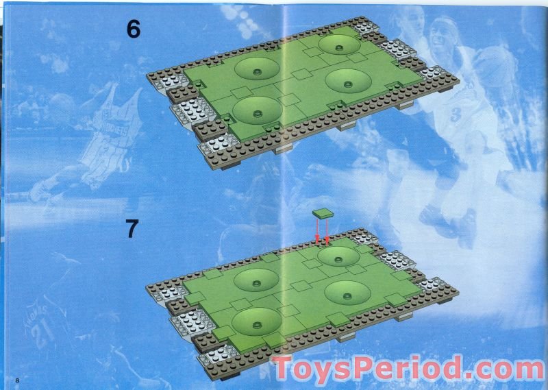 LEGO 3431 Streetball 2 vs 2 Instructions and Parts List