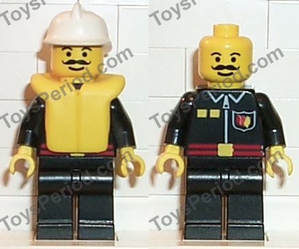 LEGO Sets with Minifigure firec015 Fire - Flame Badge and 2 Buttons ...