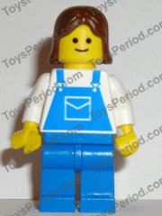LEGO Sets with Minifigure ovr018 Overalls Blue with Pocket, Blue Legs ...
