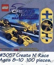 LEGO 3057 Create 'n' Race - Master Builders (Masterbuilders) Set Parts List