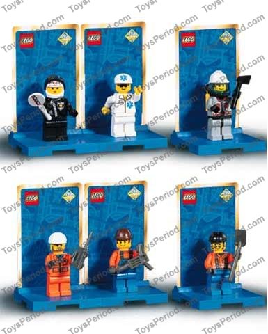LEGO tominifigs Town Minifig Packs 2-Pack Set Parts List