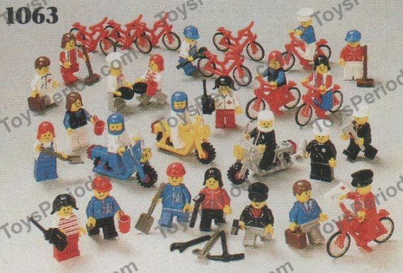 LEGO 1063 Community Workers Set Parts List