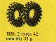 LEGO 1120 42mm Tires Set Parts List