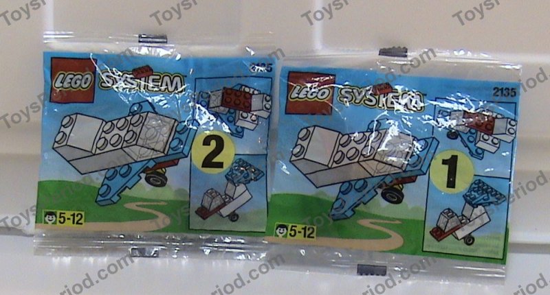 LEGO 2135 Sabah Promotional Set: Aircraft Instructions and Parts List