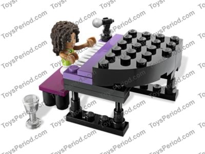 LEGO 3932 Andrea's Stage Set Parts List