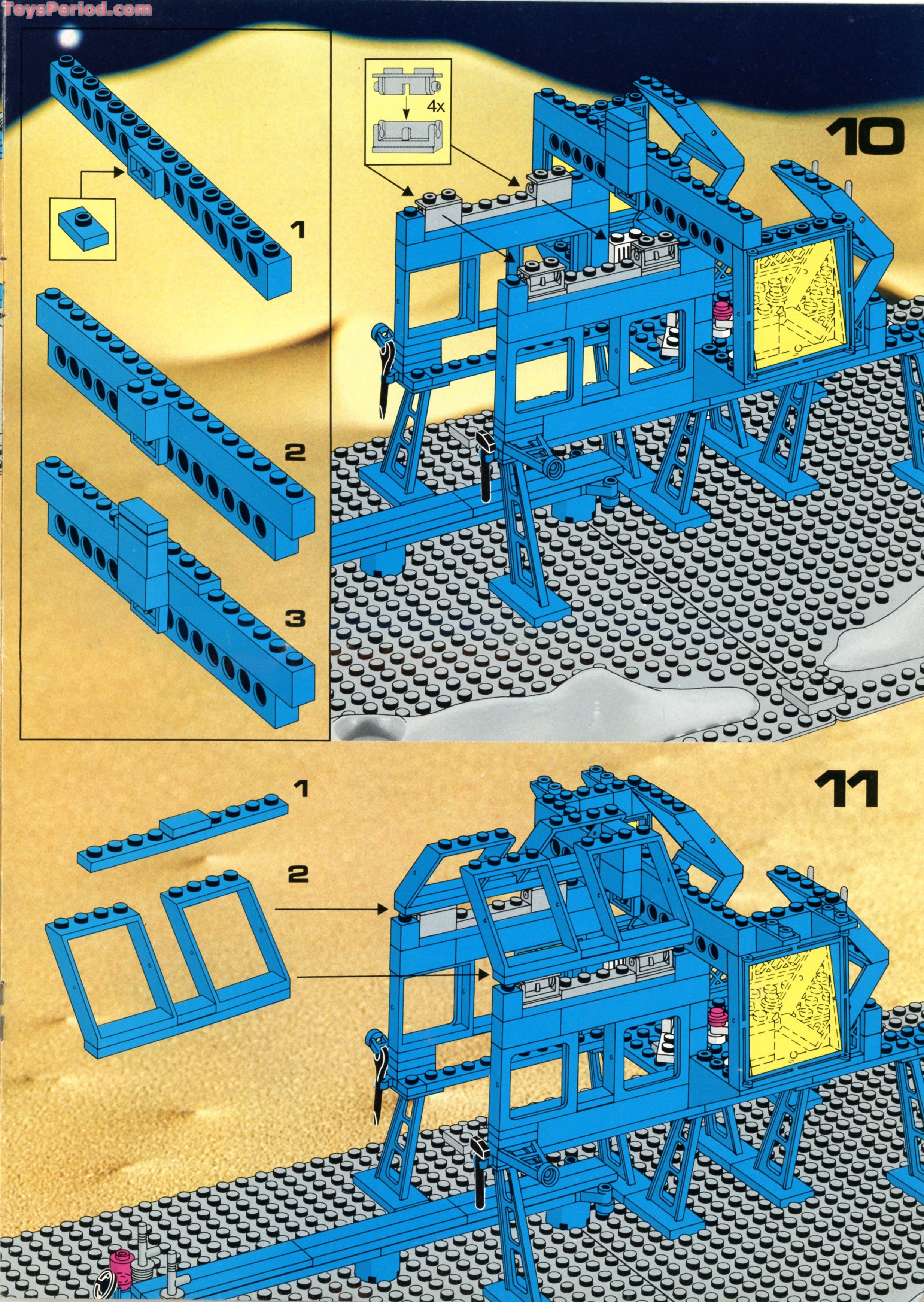 LEGO 6971 Inter-Galactic Command Base Instructions and Parts List
