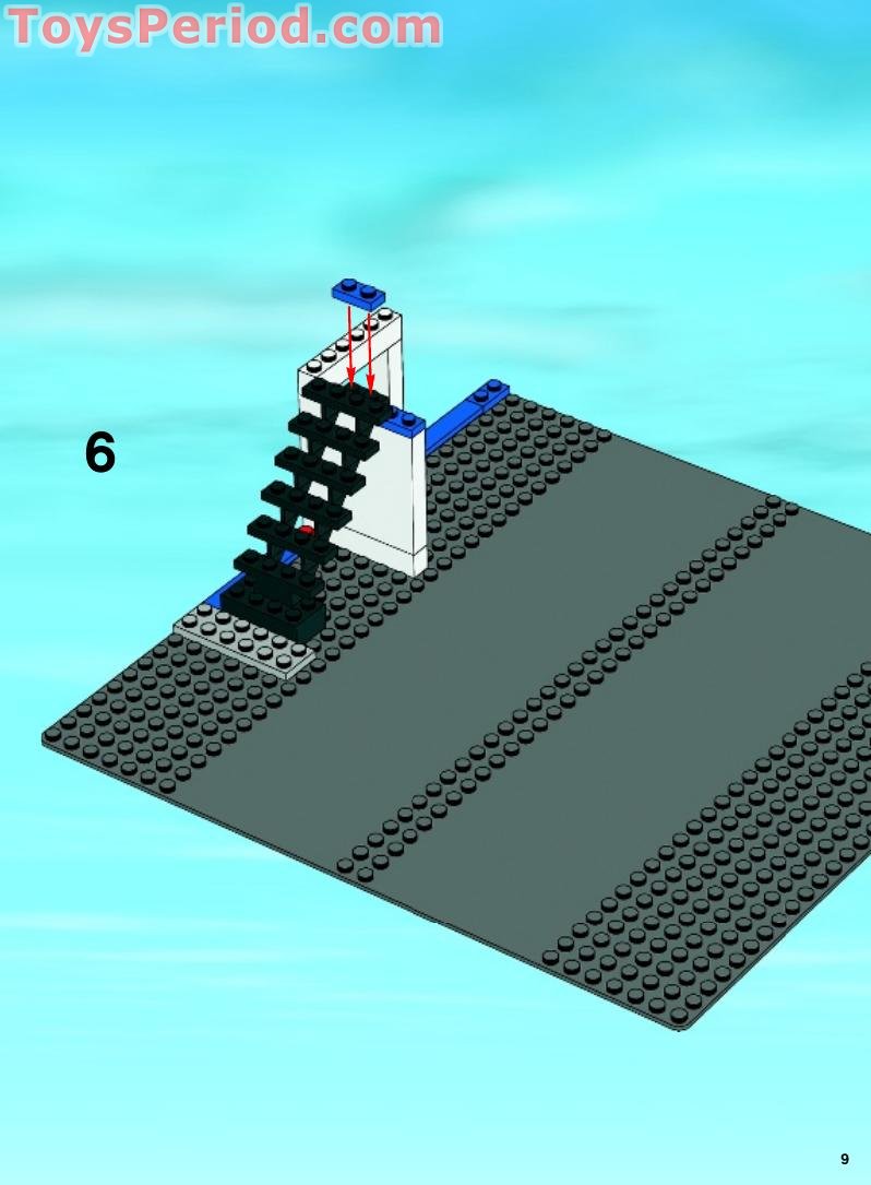 LEGO 7498 Police Station Instructions and Parts List