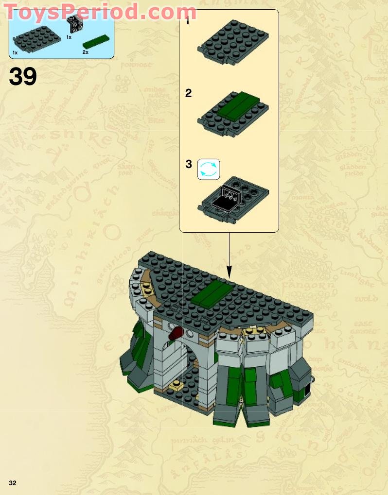 LEGO 9472 Attack on Weathertop Instructions and Parts List