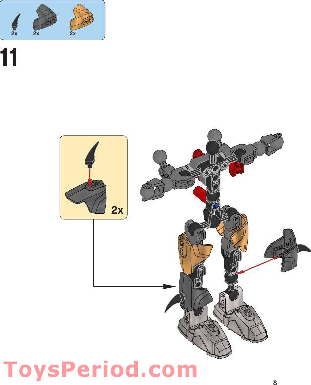LEGO 44002 Rocka Instructions and Parts List