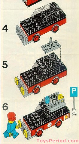 LEGO 673 Rally Repair Crew Instructions and Parts List
