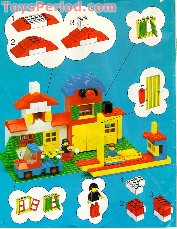 LEGO 547 Basic Building Set Instructions and Parts List