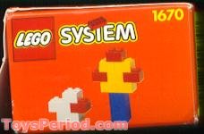 LEGO 1670 Basic Building Set Trial Size Instructions and Parts List