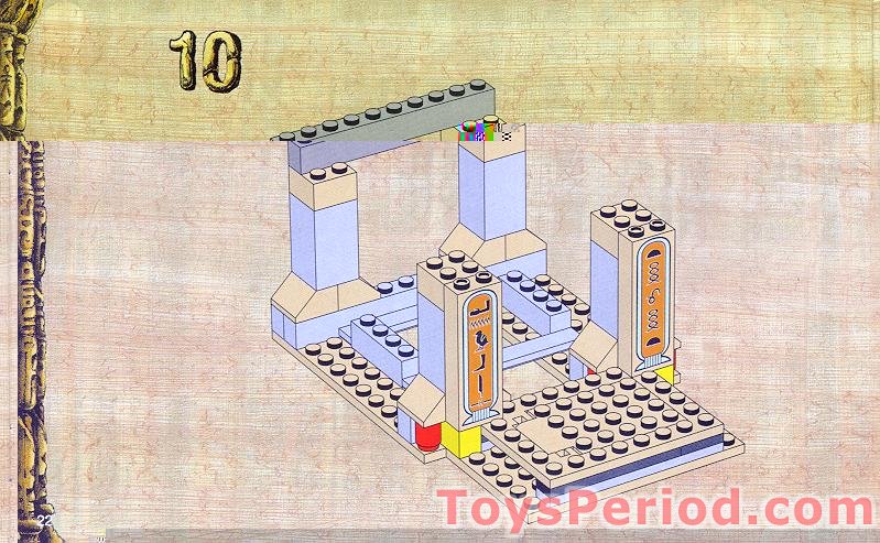 LEGO 3722 Treasure Tomb - TRU Instructions and Parts List