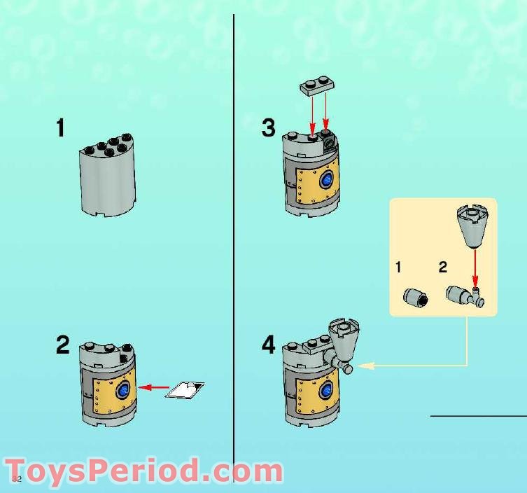 LEGO 3832 The Emergency Room Instructions and Parts List