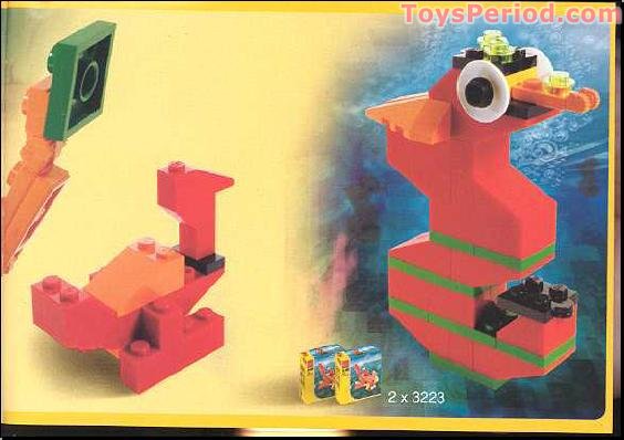 LEGO 3223 Dixan Soap Promotional Set, Orange Fish Instructions and ...