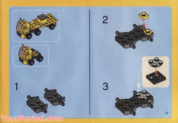 LEGO 4915 Mini Construction Instructions and Parts List