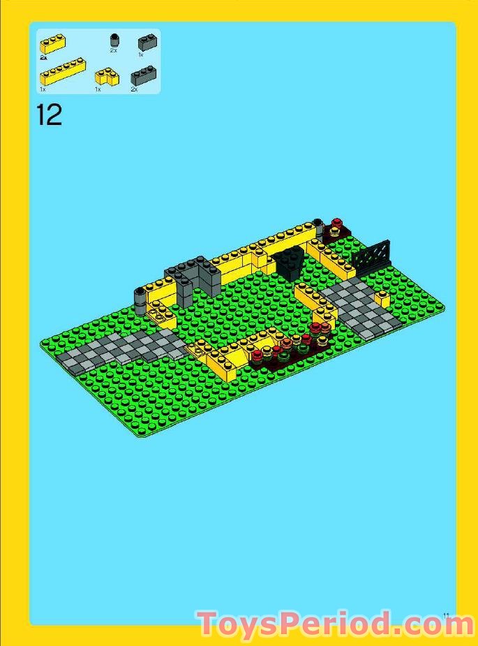 LEGO 4996 Beach House Instructions and Parts List