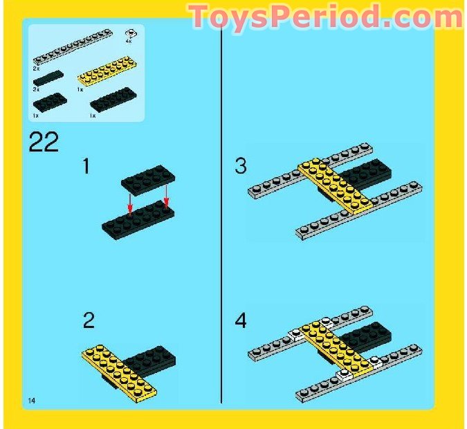 LEGO 6745 Propeller Power Instructions and Parts List