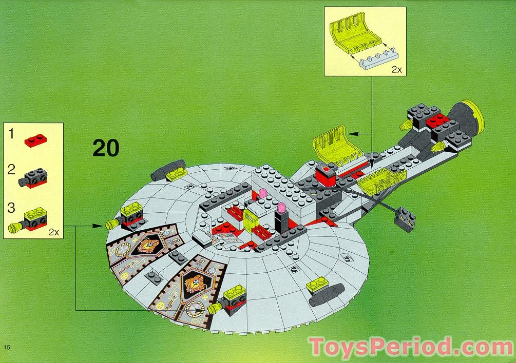 LEGO 6979 Interstellar Starfighter Instructions and Parts List