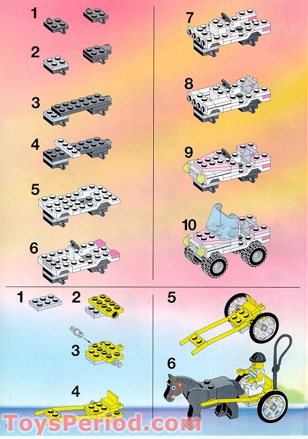 LEGO 6419 Rolling Acres Ranch Instructions and Parts List