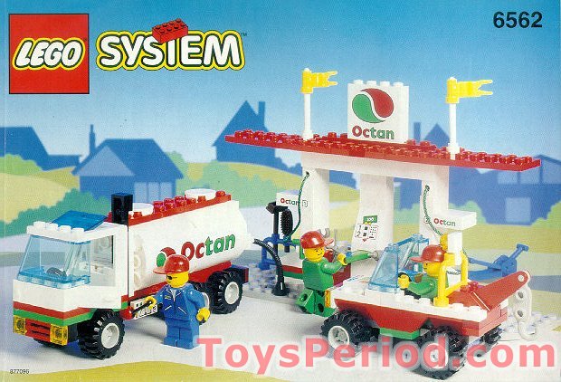 LEGO 6562 Gas Stop Shop Instructions and Parts List