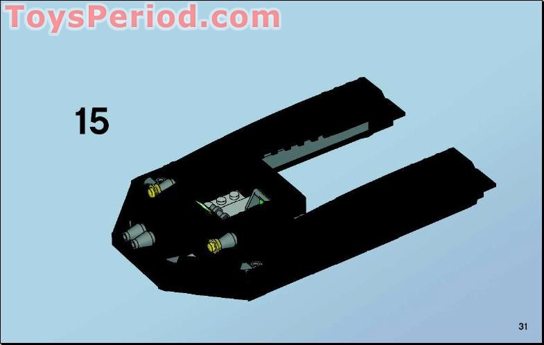 LEGO 7780 The Batboat: Hunt for Killer Croc Instructions and Parts List