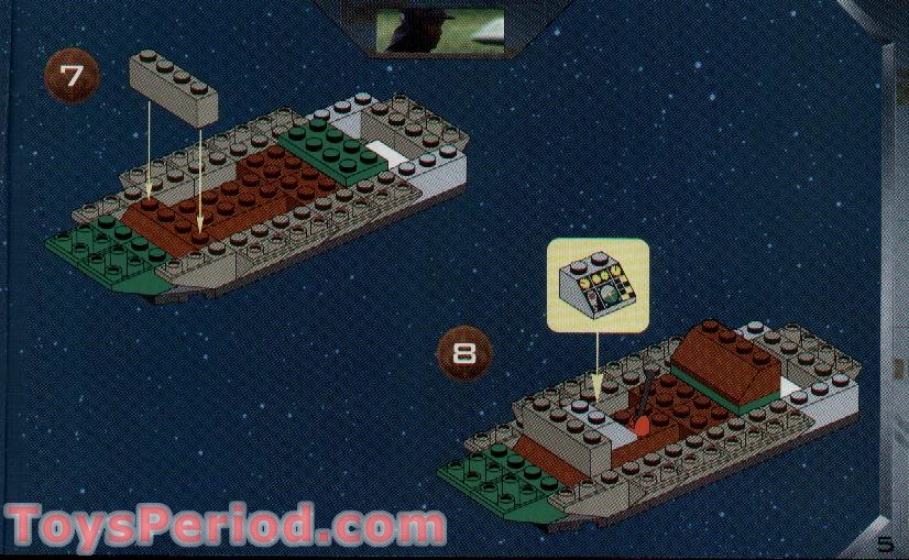 LEGO 7124 Flash Speeder Instructions and Parts List