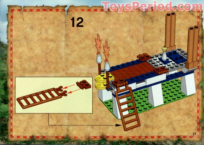 LEGO 7411 Tygurah's Roar Instructions and Parts List