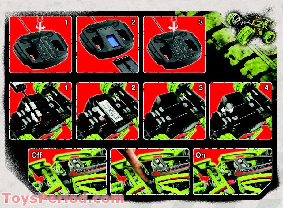 LEGO 8675 Outdoor Challenger Instructions and Parts List