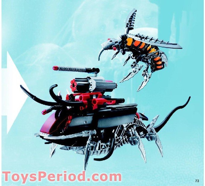 LEGO 8926 Toa Undersea Attack Instructions and Parts List