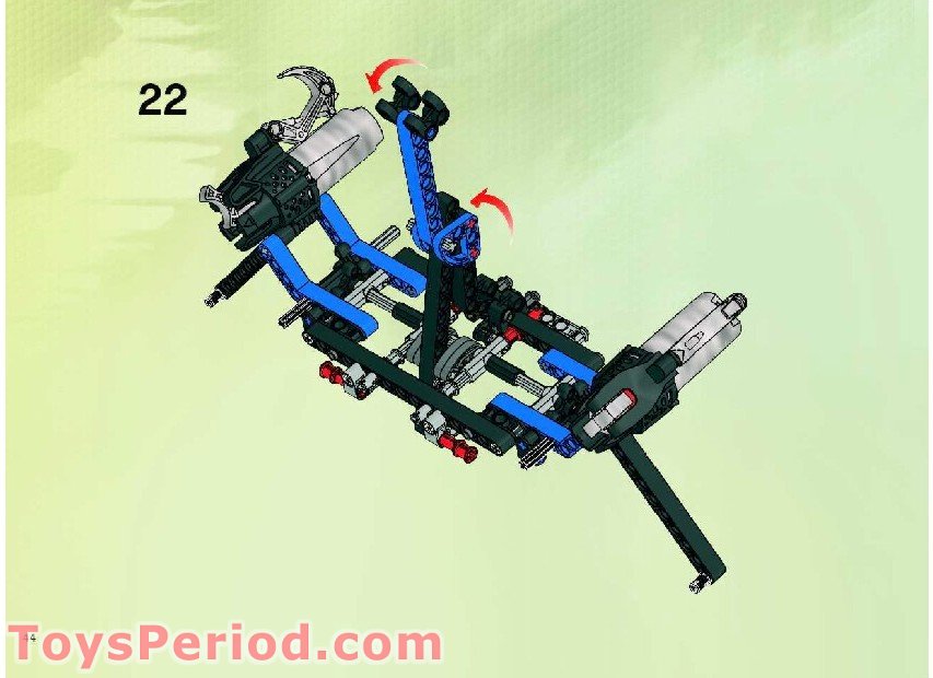 LEGO 8942-1 Jetrax T6 Instructions and Parts List
