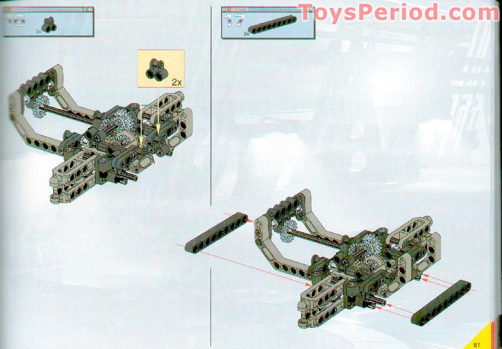 LEGO 8466 4x4 Off Roader Instructions and Parts List