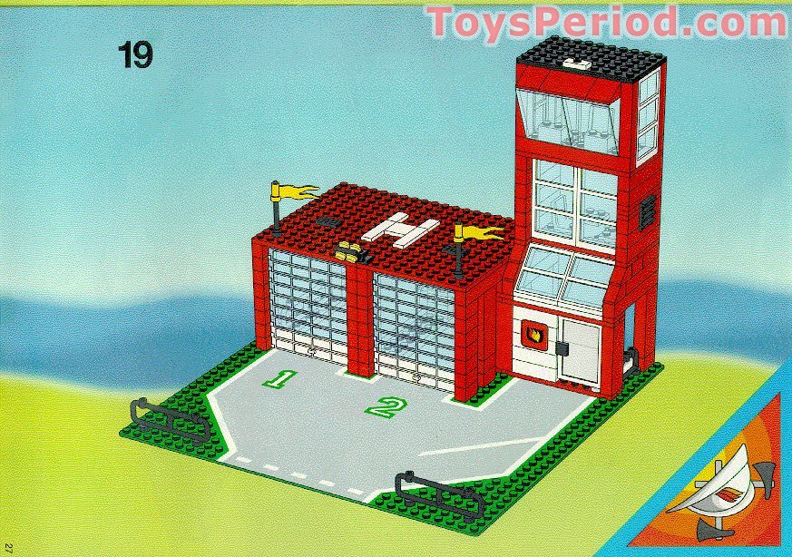 LEGO 6571 Flame Fighters Instructions and Parts List