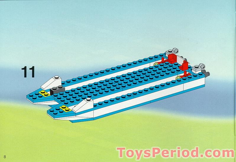 LEGO 2998 Stena Line Promotional Set: Hydrofoil Instructions and Parts List