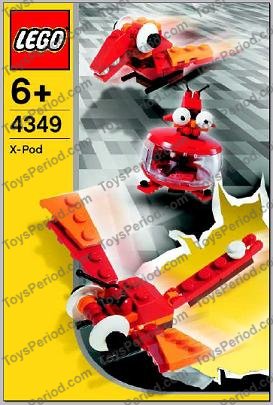LEGO 4349-1 Wild Pod Instructions and Parts List