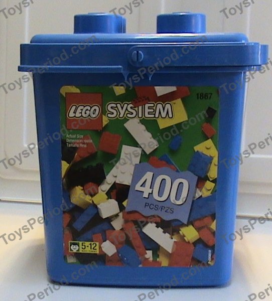 LEGO 1867 Medium Bulk Bucket Set Parts List