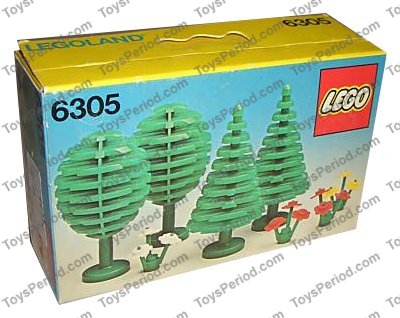 LEGO 6305 Trees and Flowers Instructions and Parts List