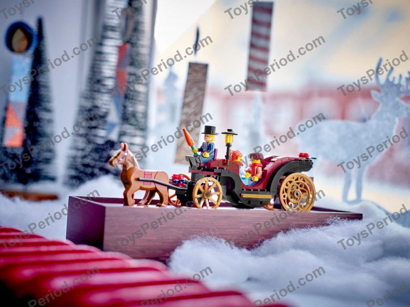LEGO 40603 Wintertime Carriage Ride Set Parts List
