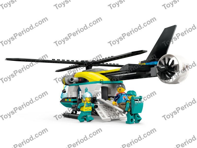 LEGO 60405 Emergency Rescue Helicopter Set Parts List