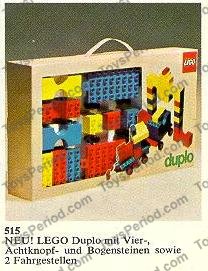 LEGO 515-2 Building Set Parts List