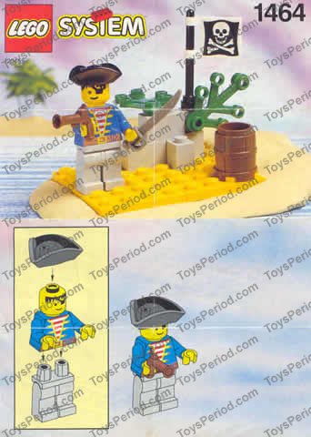 LEGO 1464 Pirate Lookout Instructions and Parts List