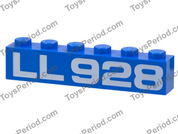 LEGO Sets with Part 3009pb244 Brick 1 x 6 with White 'LL 928' Pattern