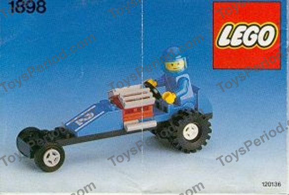 LEGO 1898 Weetabix Dragster Instructions and Parts List