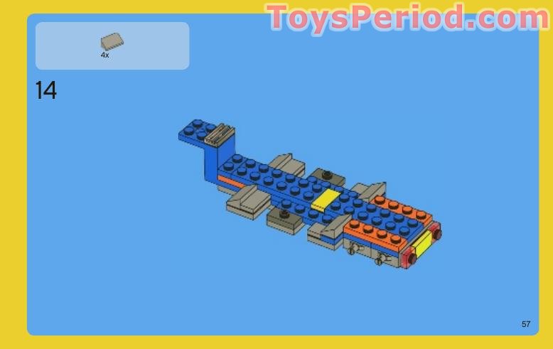 LEGO 5765 Transport Truck Instructions and Parts List